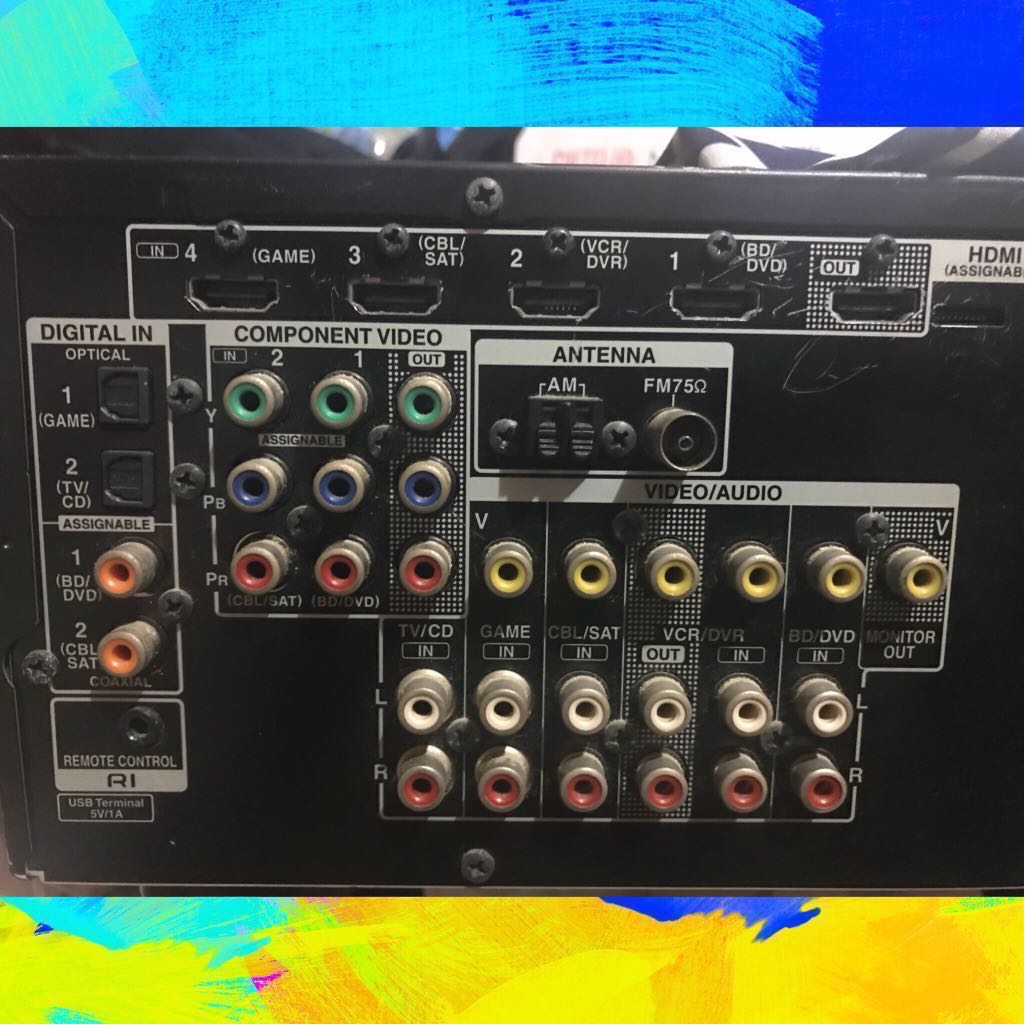 Onkyo av receiver HT-R590, Audio, Soundbars, Speakers & Amplifiers on ...