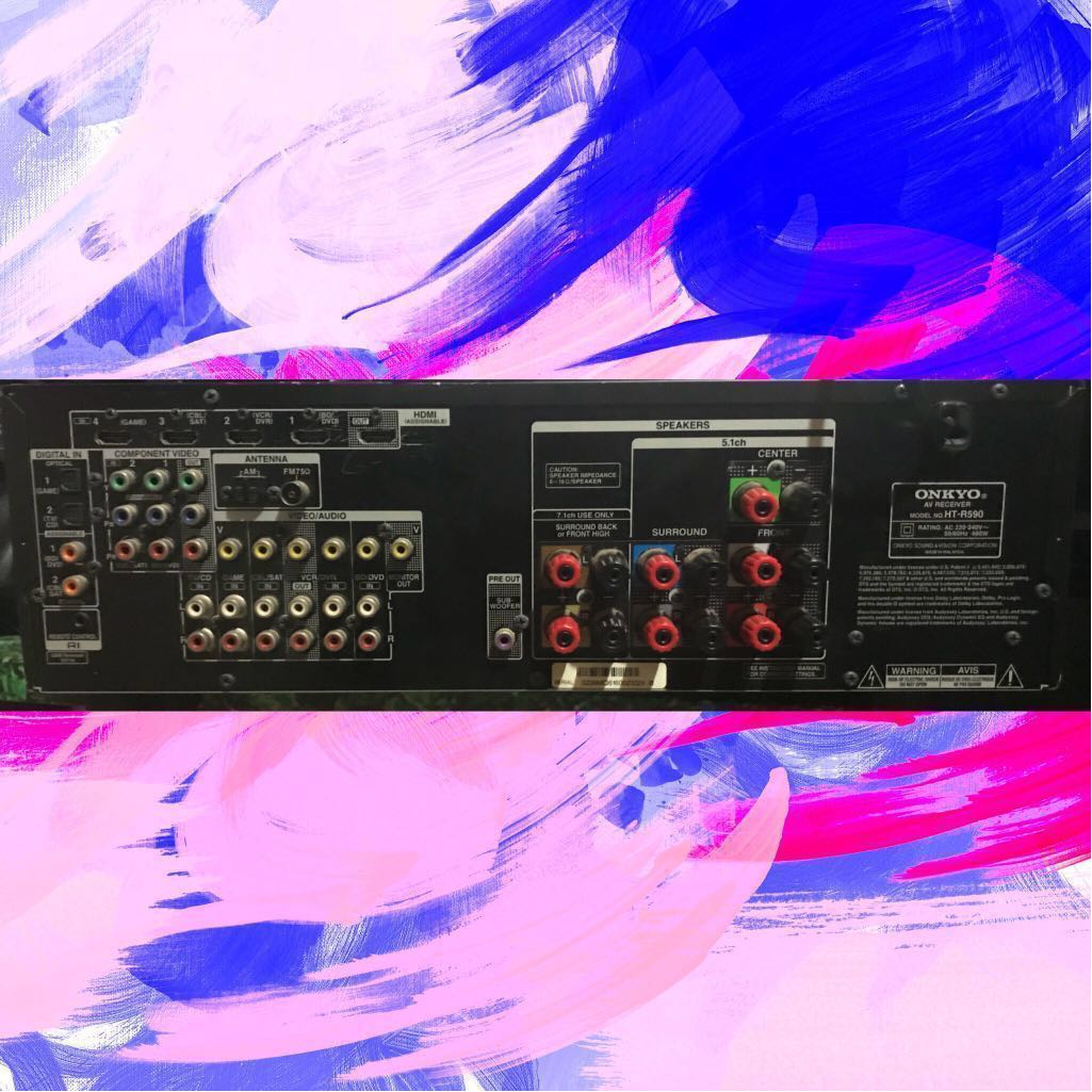 Onkyo av receiver HT-R590, Audio, Soundbars, Speakers & Amplifiers on ...