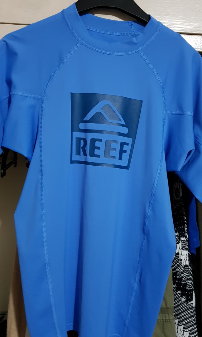 Reef Rash Guard short sleeve, Women's Fashion, Swimwear, Rash guard on ...