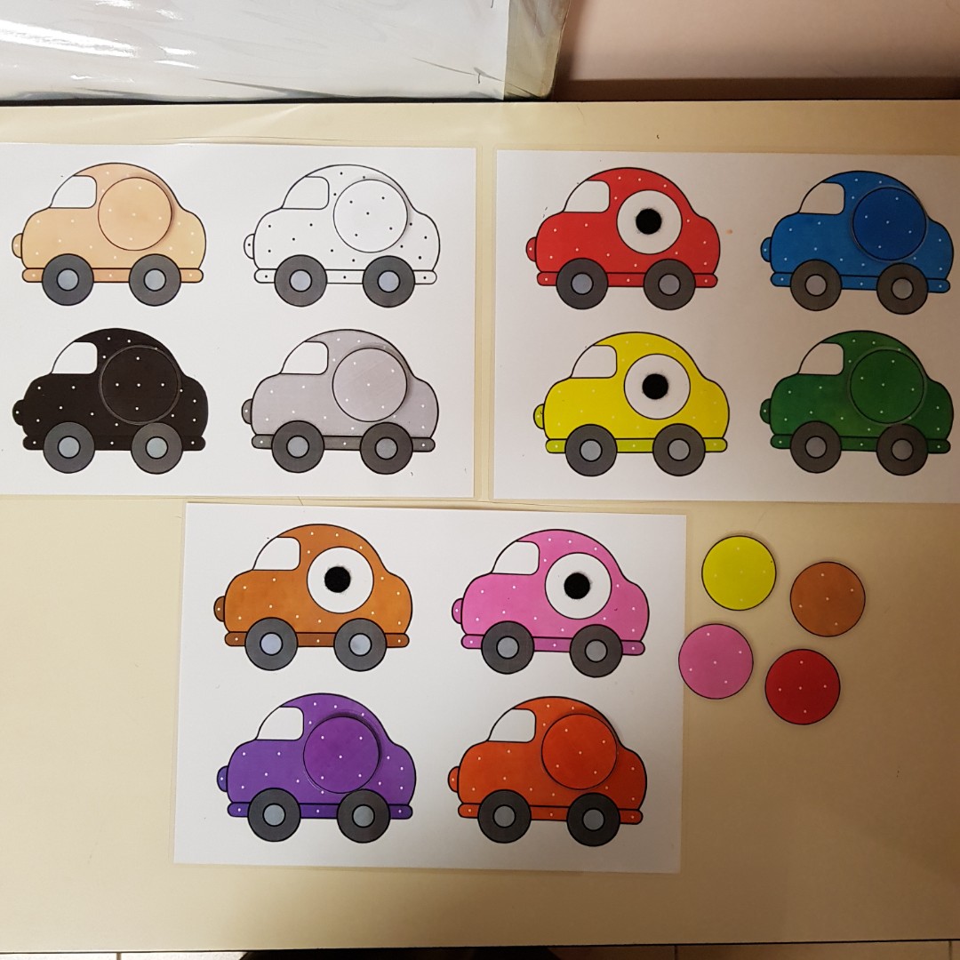 Velcro Colourful Cars, Babies & Kids, Babies & Kids Fashion on Carousell