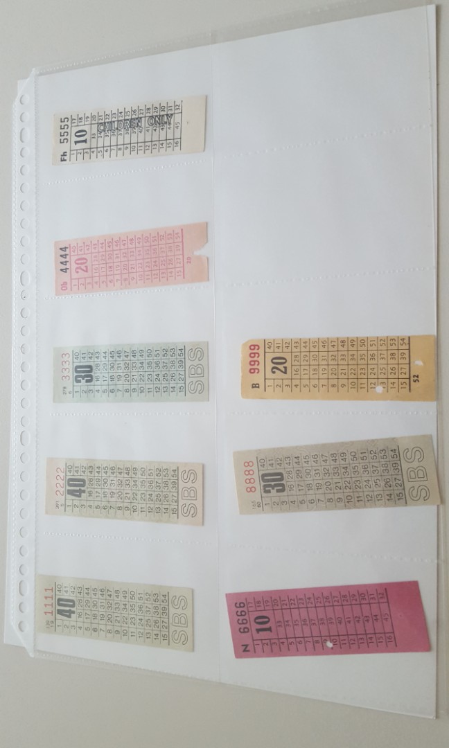 Vintage retro antique bus ticket set #3, Hobbies & Toys, Memorabilia ...