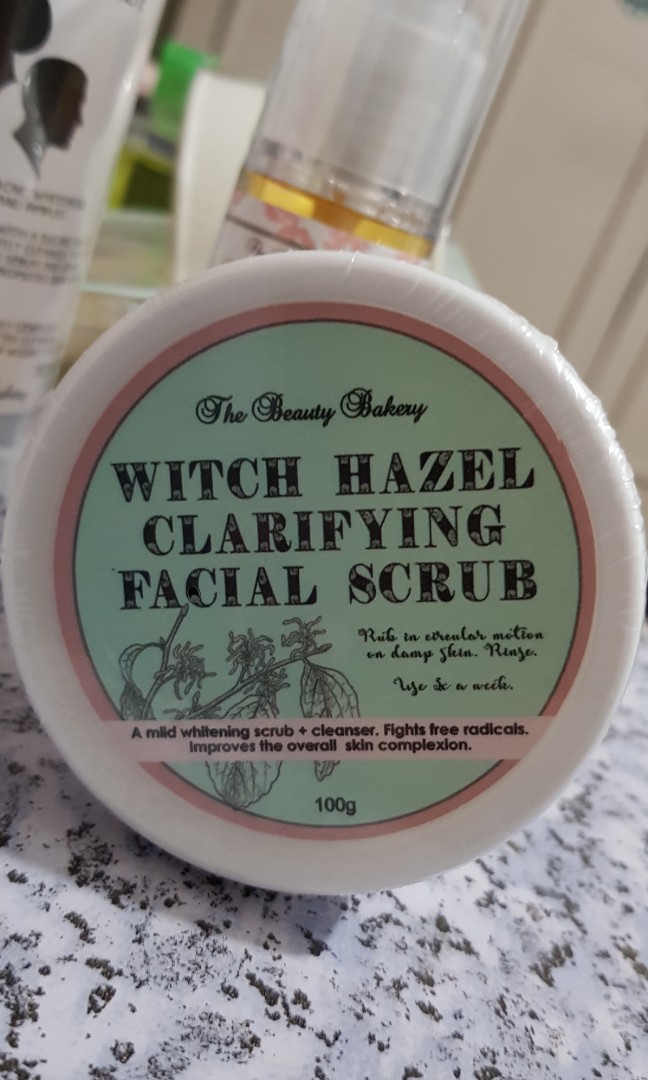 Witch Hazel clarifying facial scrub, Beauty & Personal Care, Face, Face ...