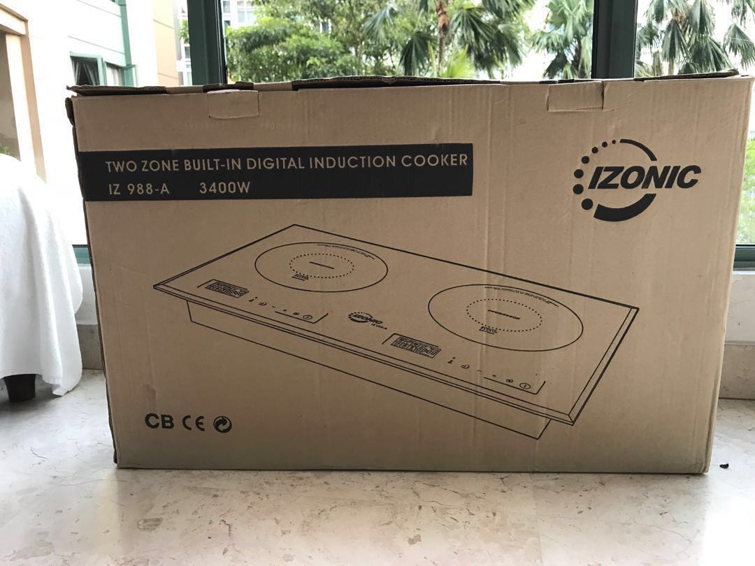 2 zone built in digital induction cooker Izonic IZ 988-A, TV & Home ...