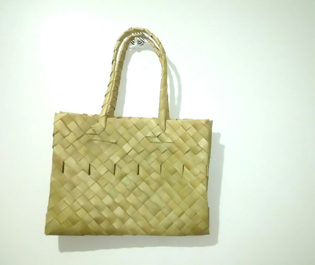 Bayong bag with ribbon slits, Hobbies & Toys, Stationary & Craft ...