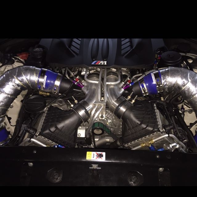 F10 F12 F13 F06 (M5 M6) Cold Air Intake Custom Piping With Open Port ...