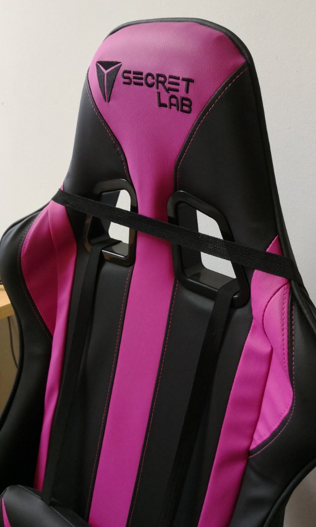 Gaming Chair Secret Lab Throne (pink), Furniture & Home Living ...