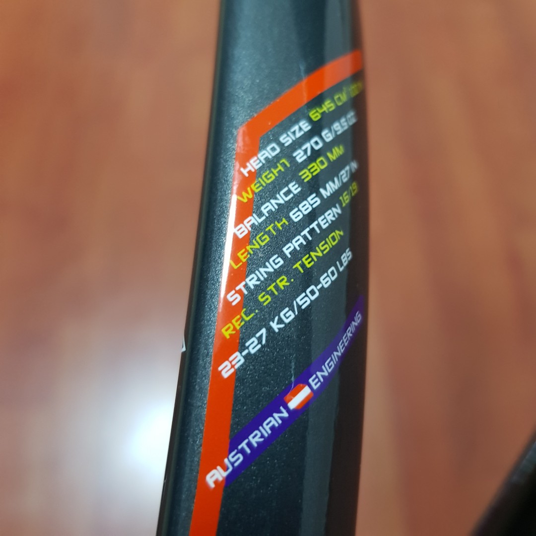 HEAD MX Spark Pro Tennis Racket, Sports, Sports & Games Equipment on ...