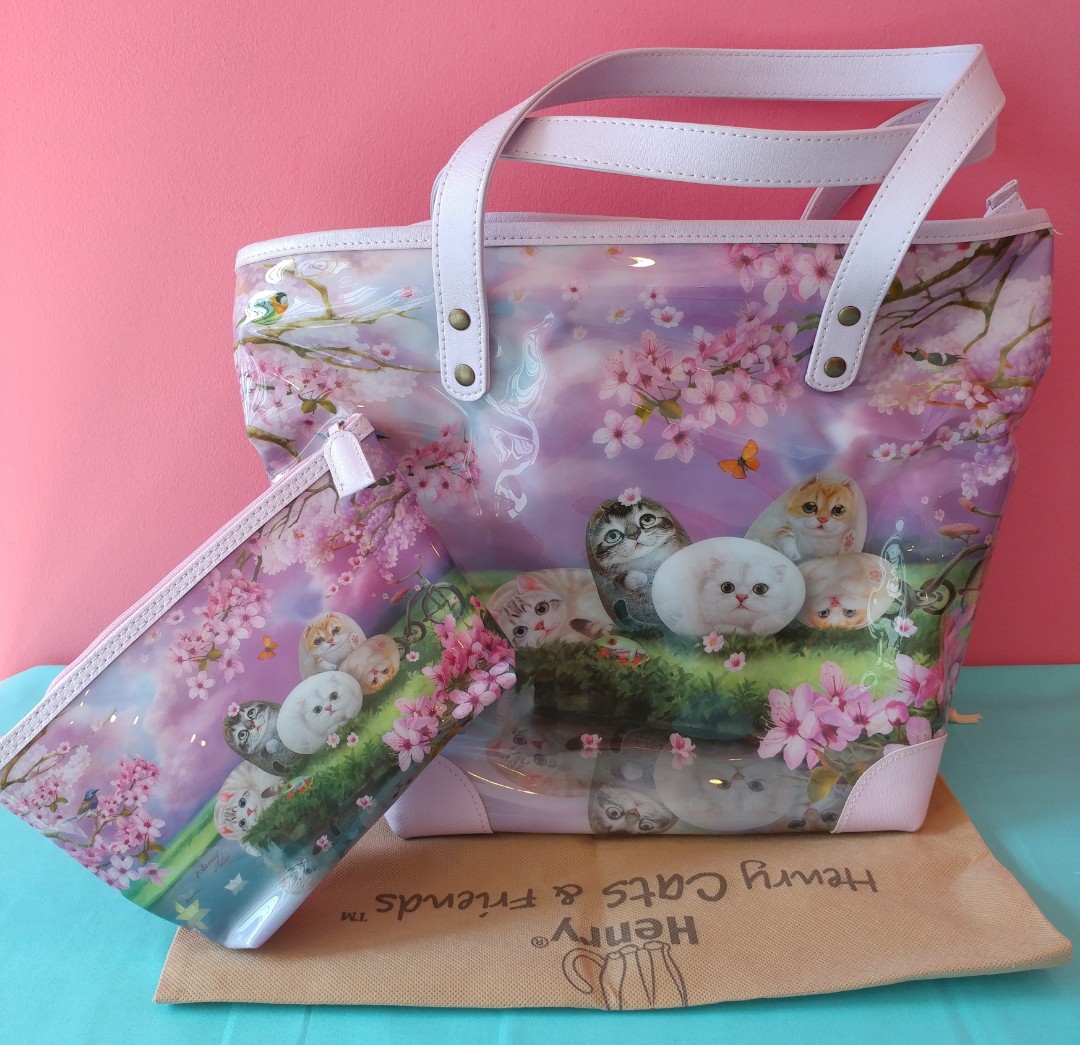 Henry Cats & Friends taiwan shoulder tote bag hello kitty sanrio san-x ...