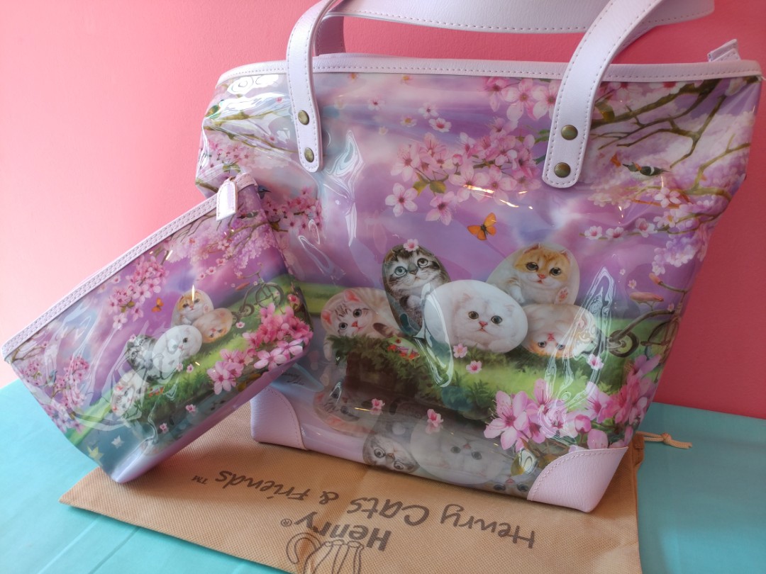 Henry Cats & Friends taiwan shoulder tote bag hello kitty sanrio san-x ...
