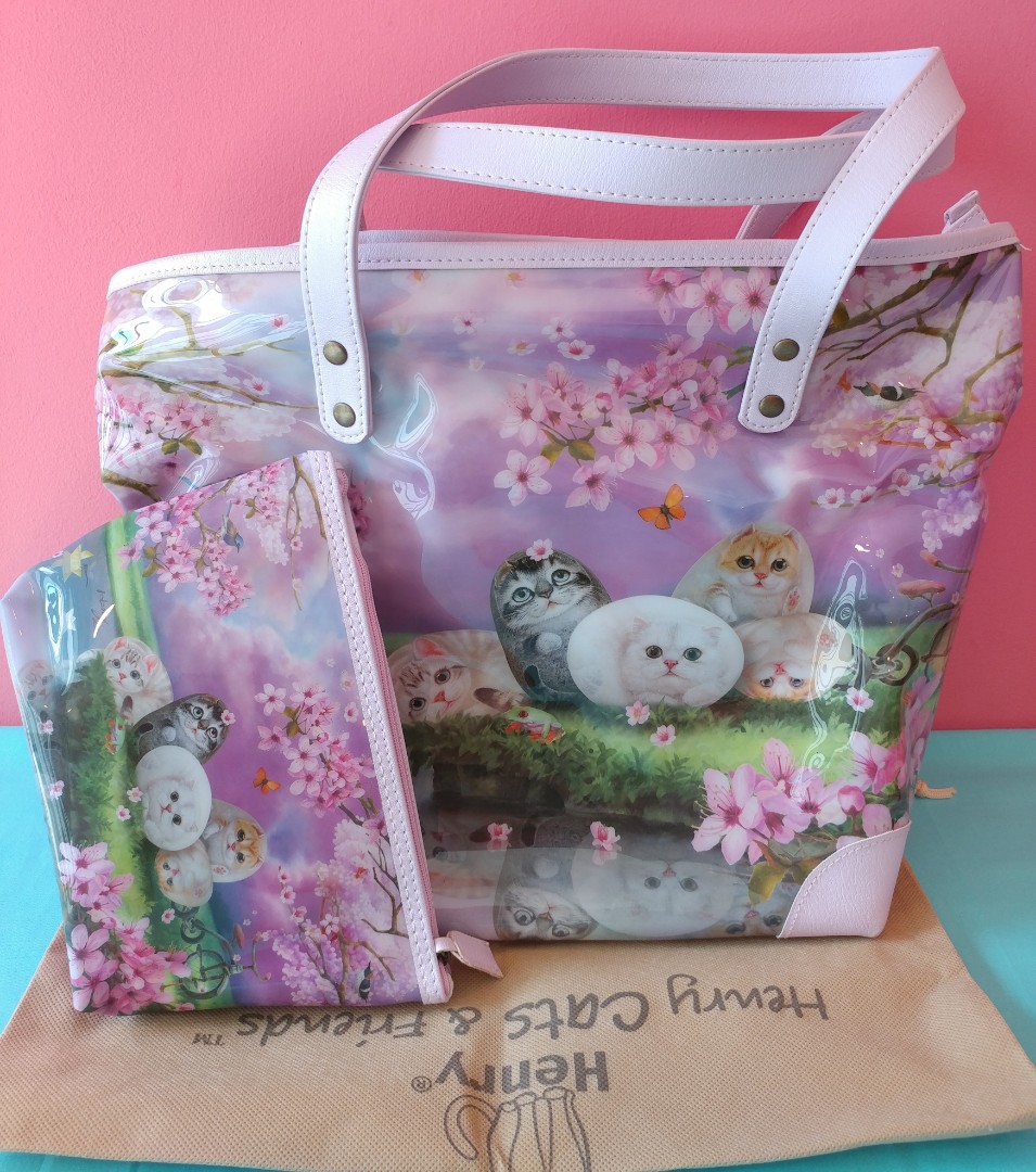 Henry Cats & Friends taiwan shoulder tote bag hello kitty sanrio san-x ...