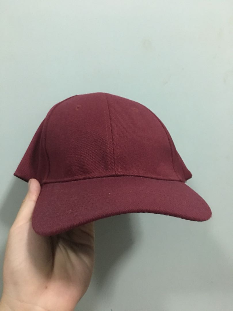Maroon Cap, Men's Fashion, Watches & Accessories, Caps & Hats on Carousell