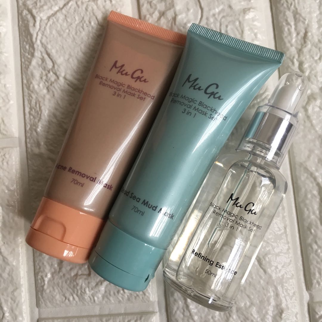 MUGU Black Heads Treatment Set, Beauty & Personal Care, Face, Face Care ...