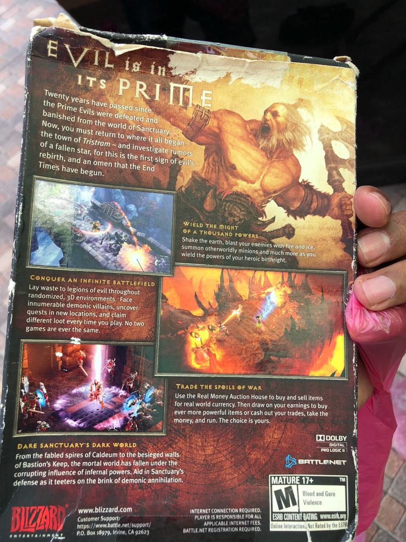 Original vintage Diablo PC Game, Video Gaming, Video Games, Nintendo on ...