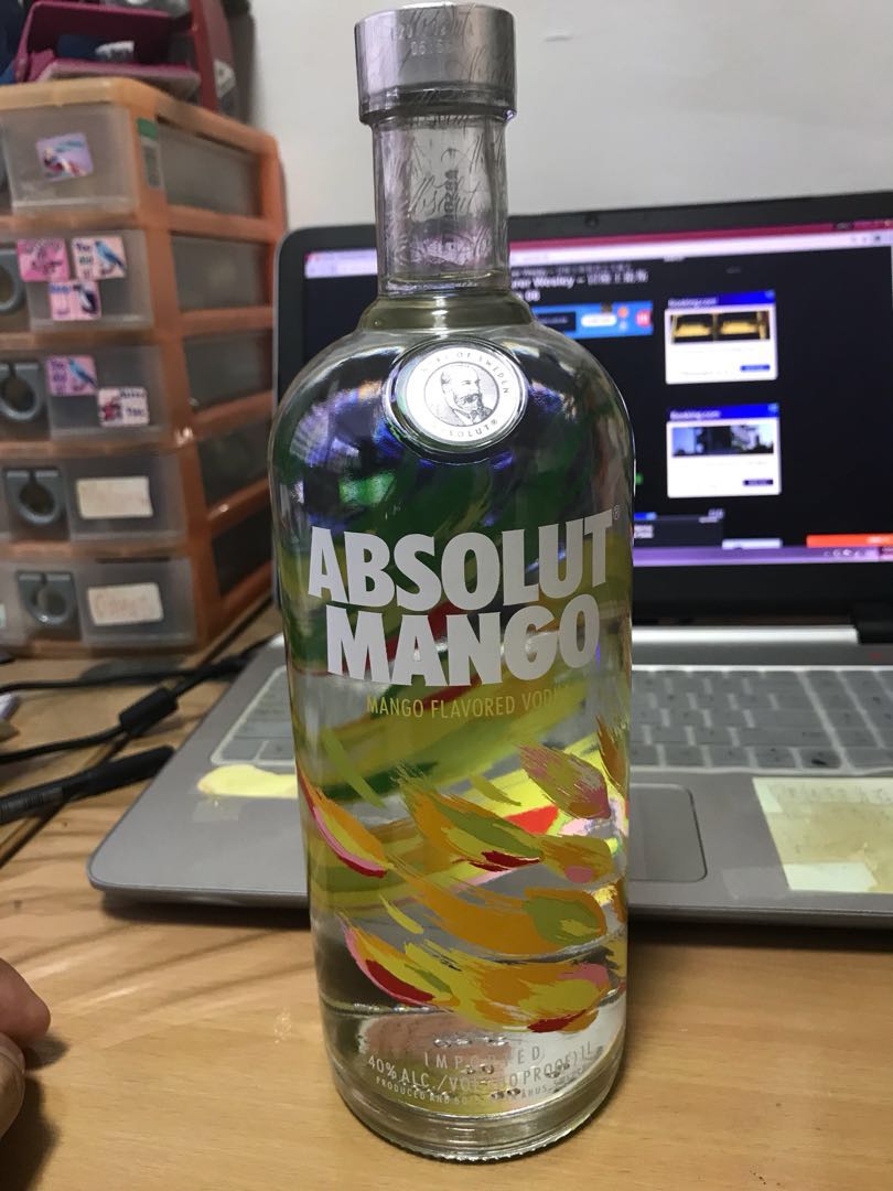 Absolut Vodka Mango 1L, Food & Drinks, Alcoholic Beverages on Carousell