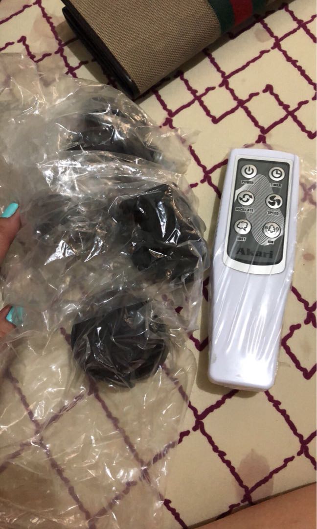 Akari Rechargeable Evaporative Air Cooler Fan with Ionizer, Furniture ...