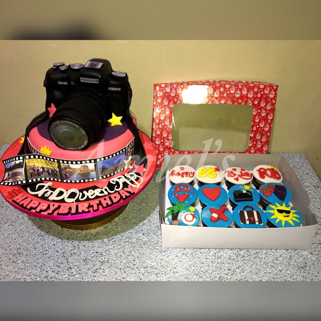Camera Cake!(edible camera shaped cake!), Food & Drinks, Homemade Bakes ...