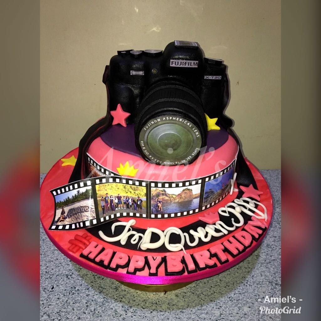 Camera Cake!(edible camera shaped cake!), Food & Drinks, Homemade Bakes ...