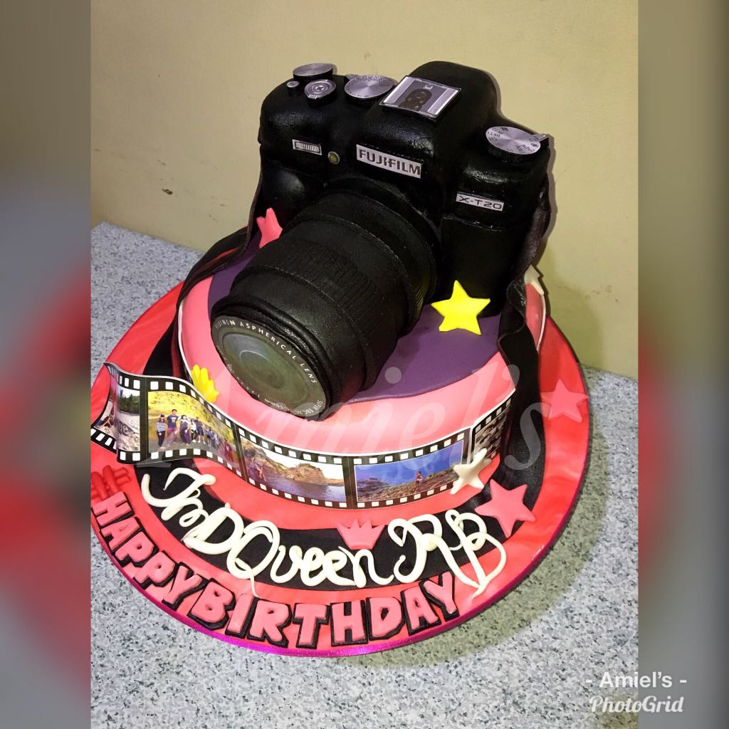 Camera Cake!(edible camera shaped cake!), Food & Drinks, Homemade Bakes ...