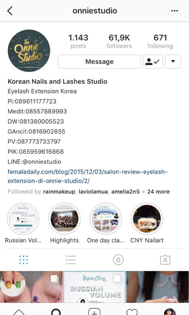Eyelash extension Onnie Studio PIK, Jasa, Beauty Services di Carousell