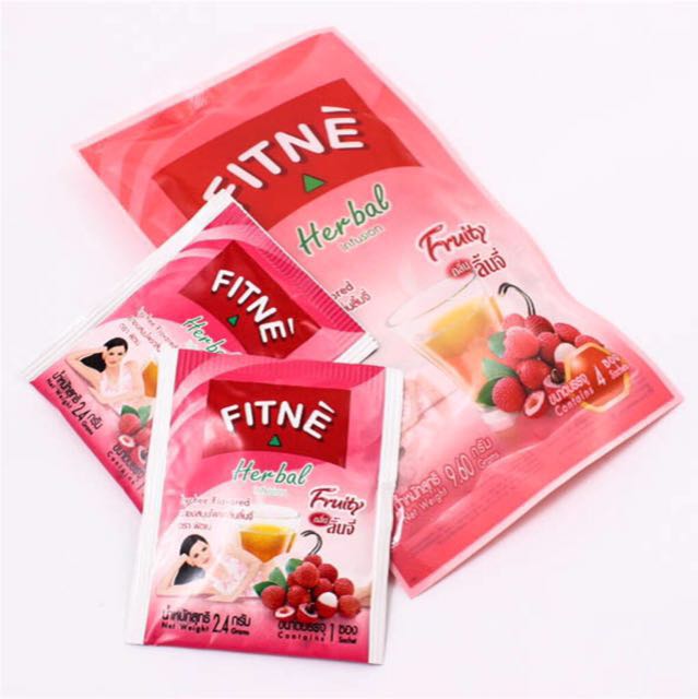 FITNE Herbal Infusion Fruity Tea Lychee Flavored, Health & Nutrition ...