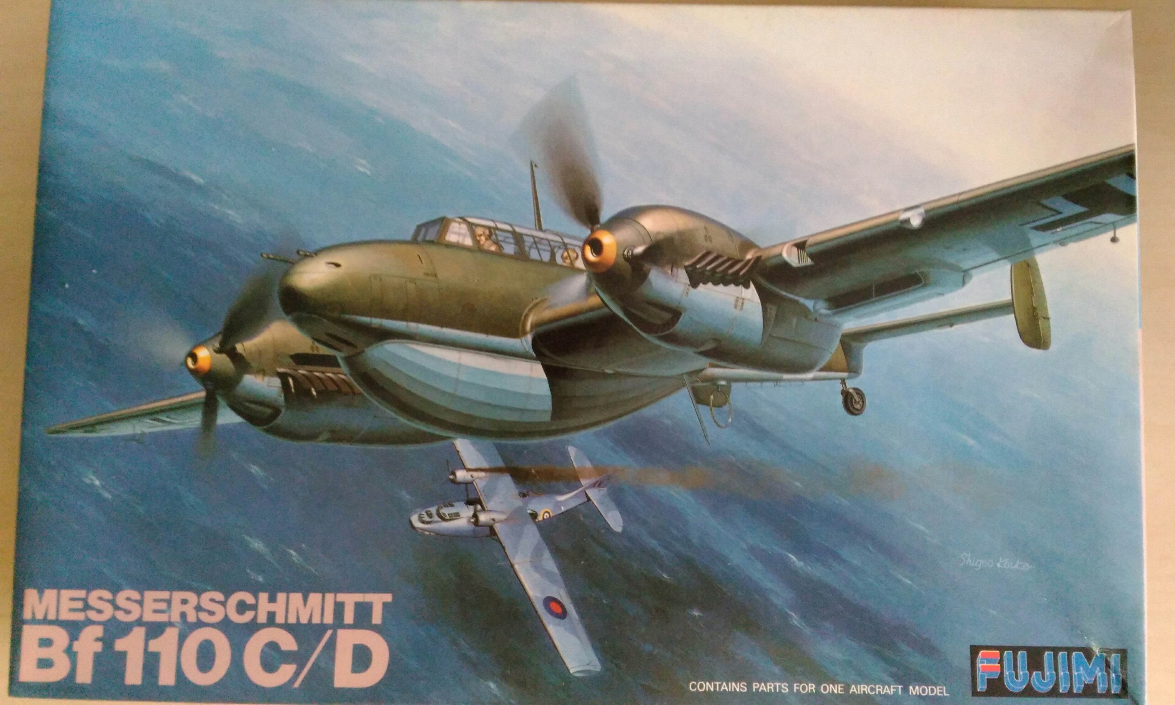 Fujimi 1:48 Messerschmitt Bf 110 C/D Model Kit., Hobbies & Toys, Toys ...