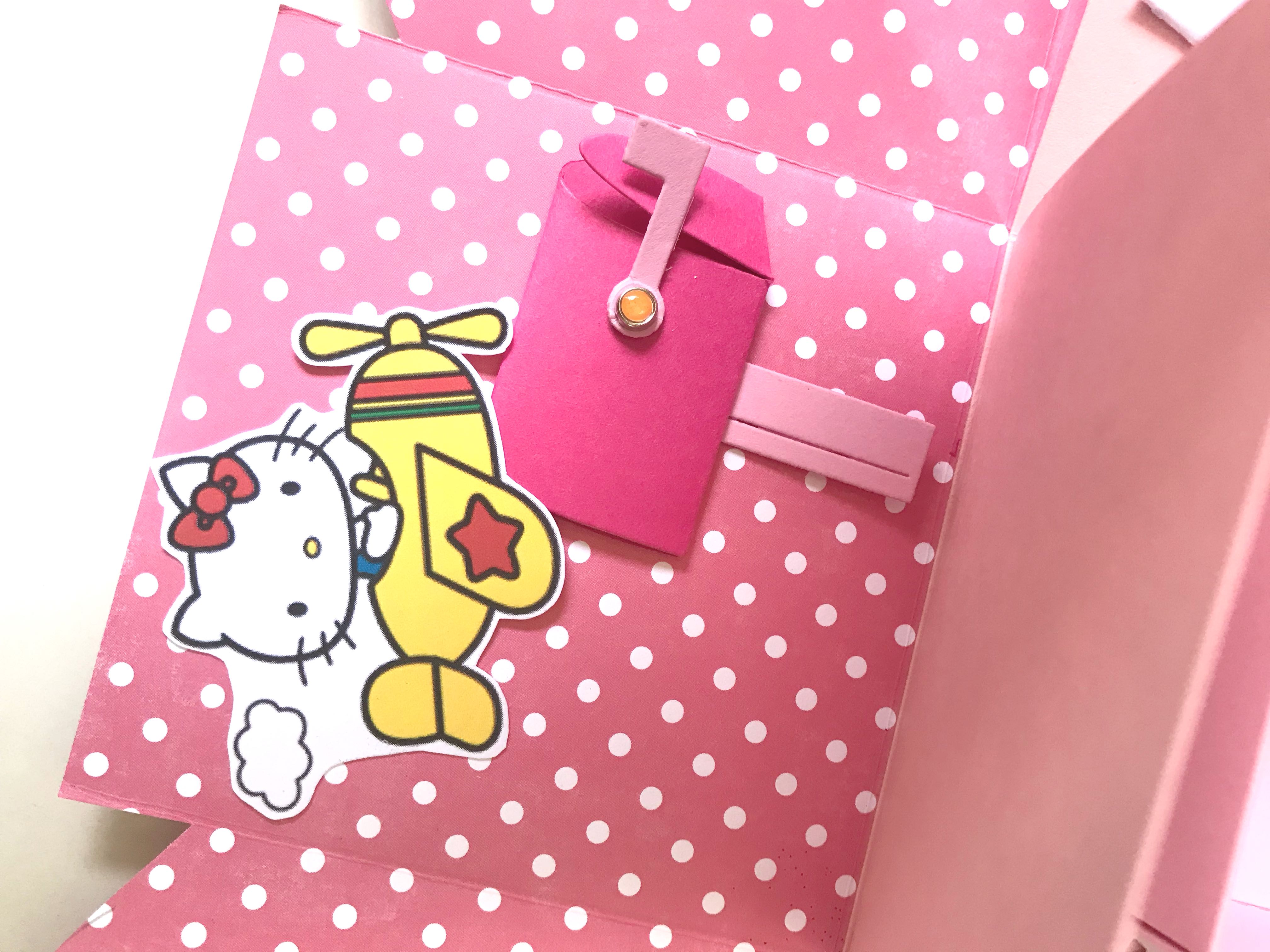 Happy 22nd Birthday hello kitty Explosion Box card, Hobbies & Toys ...