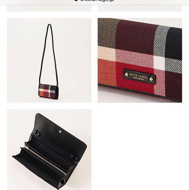 Japan Crestbridge Burberry blue label (Japan Spree), Luxury, Bags ...