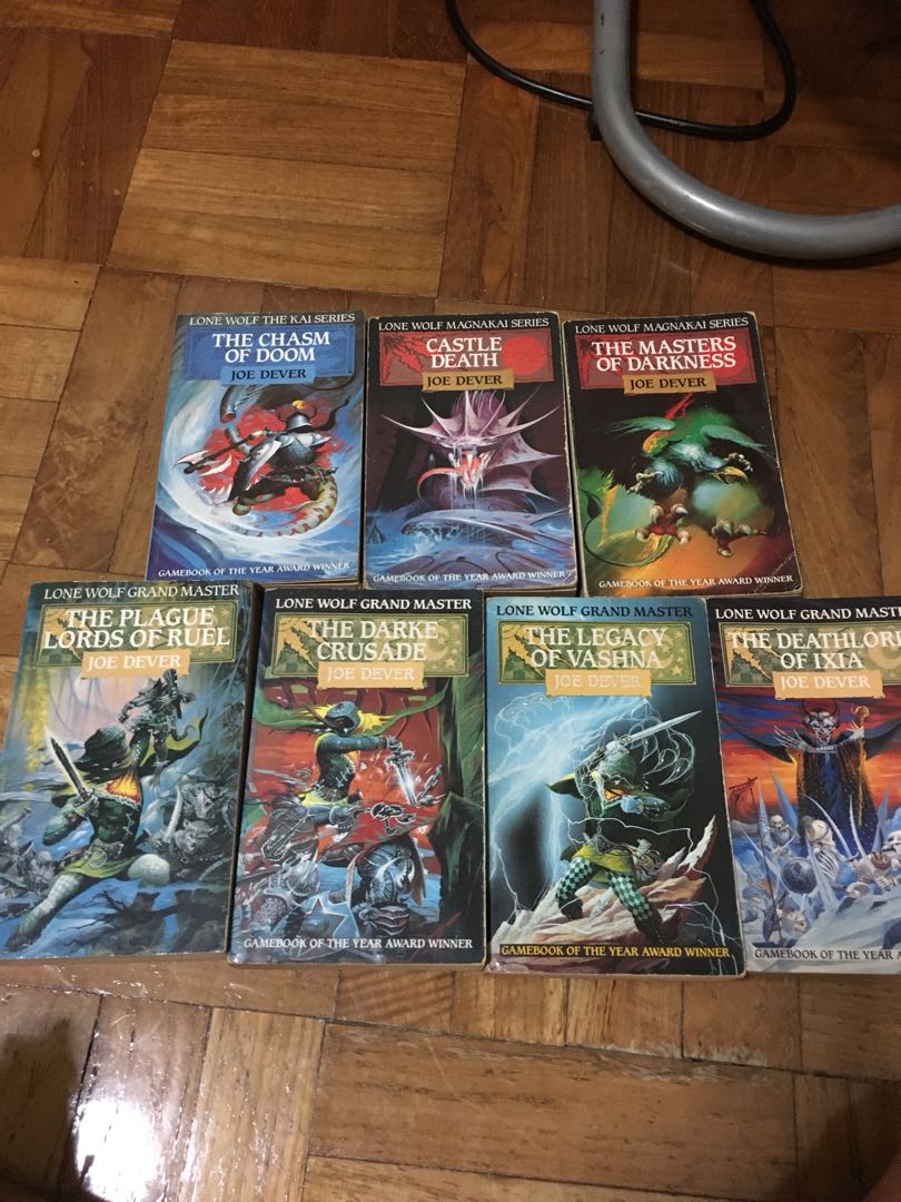 Lone Wolf series (Kai, Magnakai & Grandmaster), Hobbies & Toys, Books ...