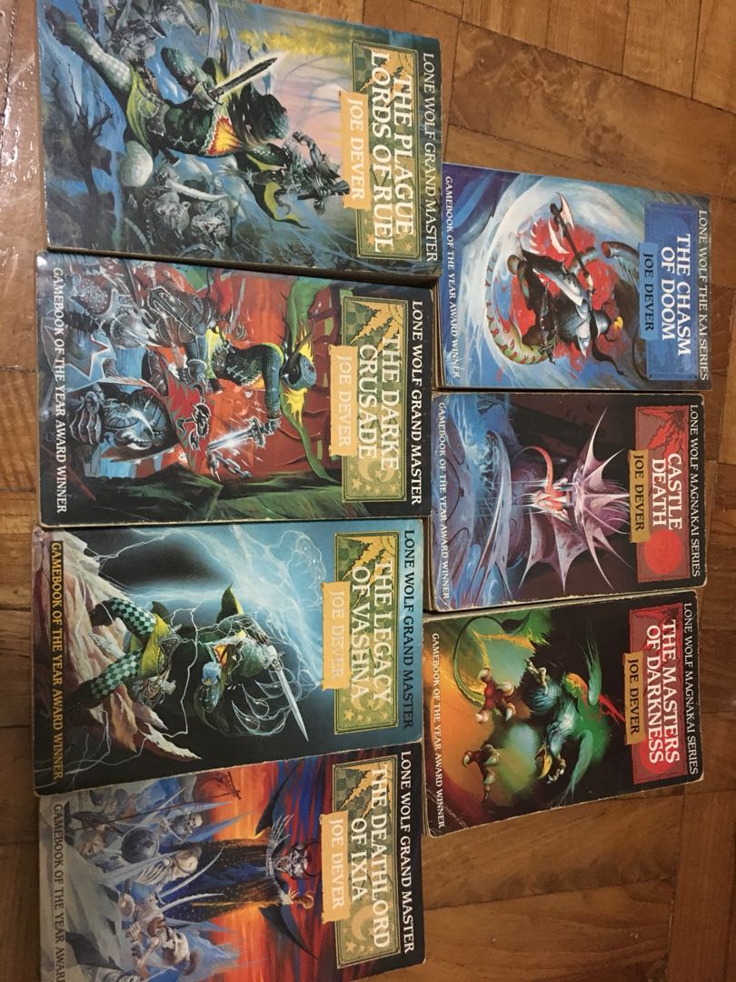 Lone Wolf series (Kai, Magnakai & Grandmaster), Hobbies & Toys, Books ...