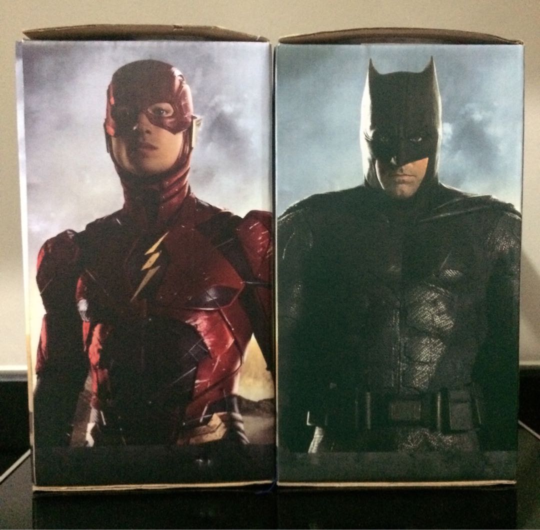 (MIB) Justice League 1/10 Scale PrePainted Figure - THE FLASH & BATMAN ...