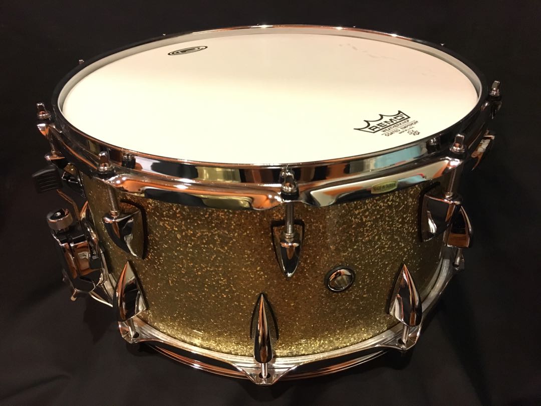 Orange County Drums & Perc OCDP 14x7 Silver Sparkle Maple Snare Drum ...