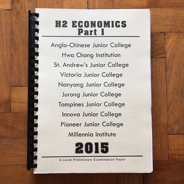 RI Prelim Study Guide: A Level H2 Economics (1), Hobbies & Toys, Books ...
