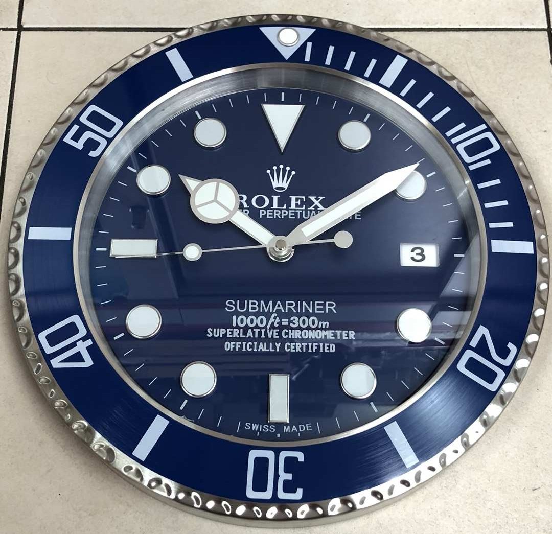 Rolex jam dinding, Luxury, Watches on Carousell