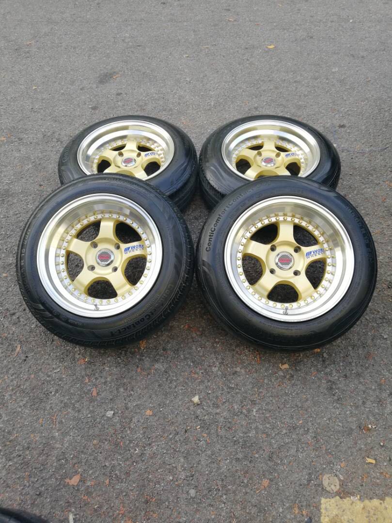 Rotiform 15 inch sports rim persona tyre 70%. Main gasing dengan kucing ...