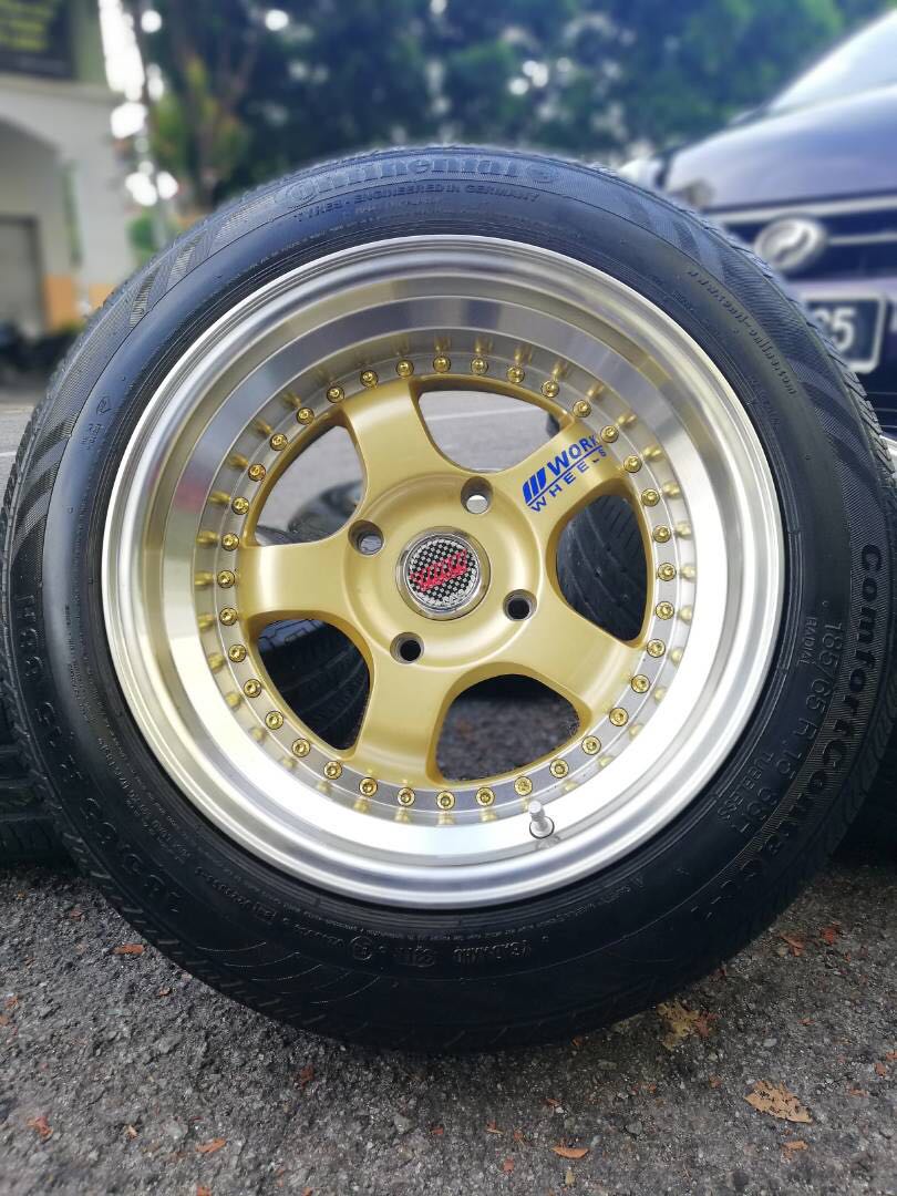 Rotiform 15 inch sports rim persona tyre 70%. Main gasing dengan kucing ...