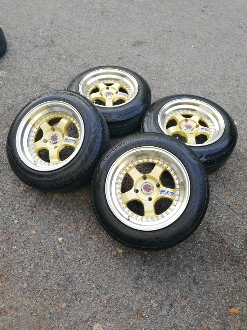 Rotiform 15 inch sports rim persona tyre 70%. Main gasing dengan kucing ...