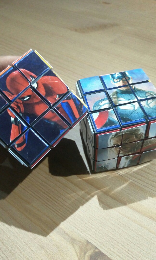 Rubik's Cube (DIY Marvel), Hobbies & Toys, Toys & Games on Carousell