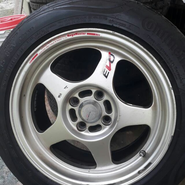sportrim regamaster + tayar, Auto Accessories on Carousell