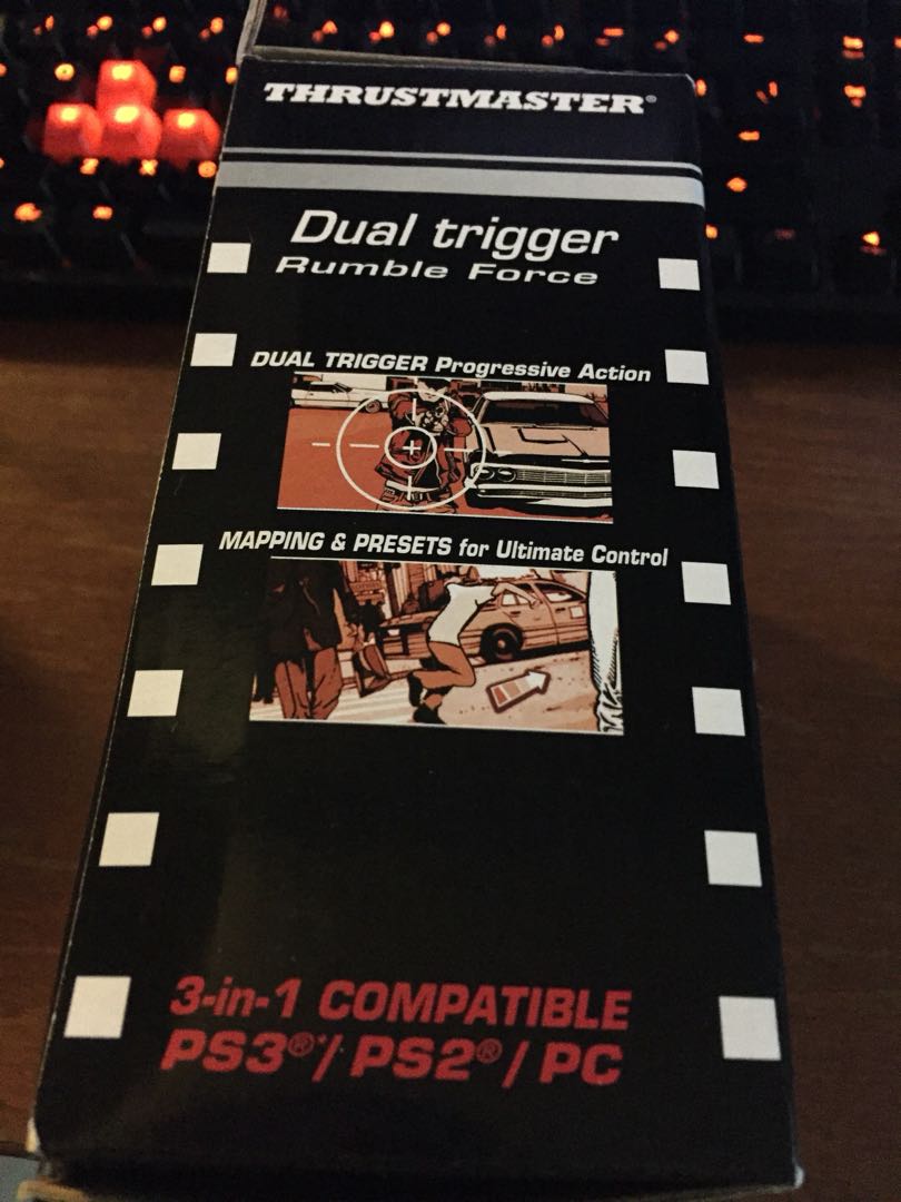 Thrustmaster Dual Trigger Rumble Force, Video Gaming, Video Game Consoles, Others on Carousell