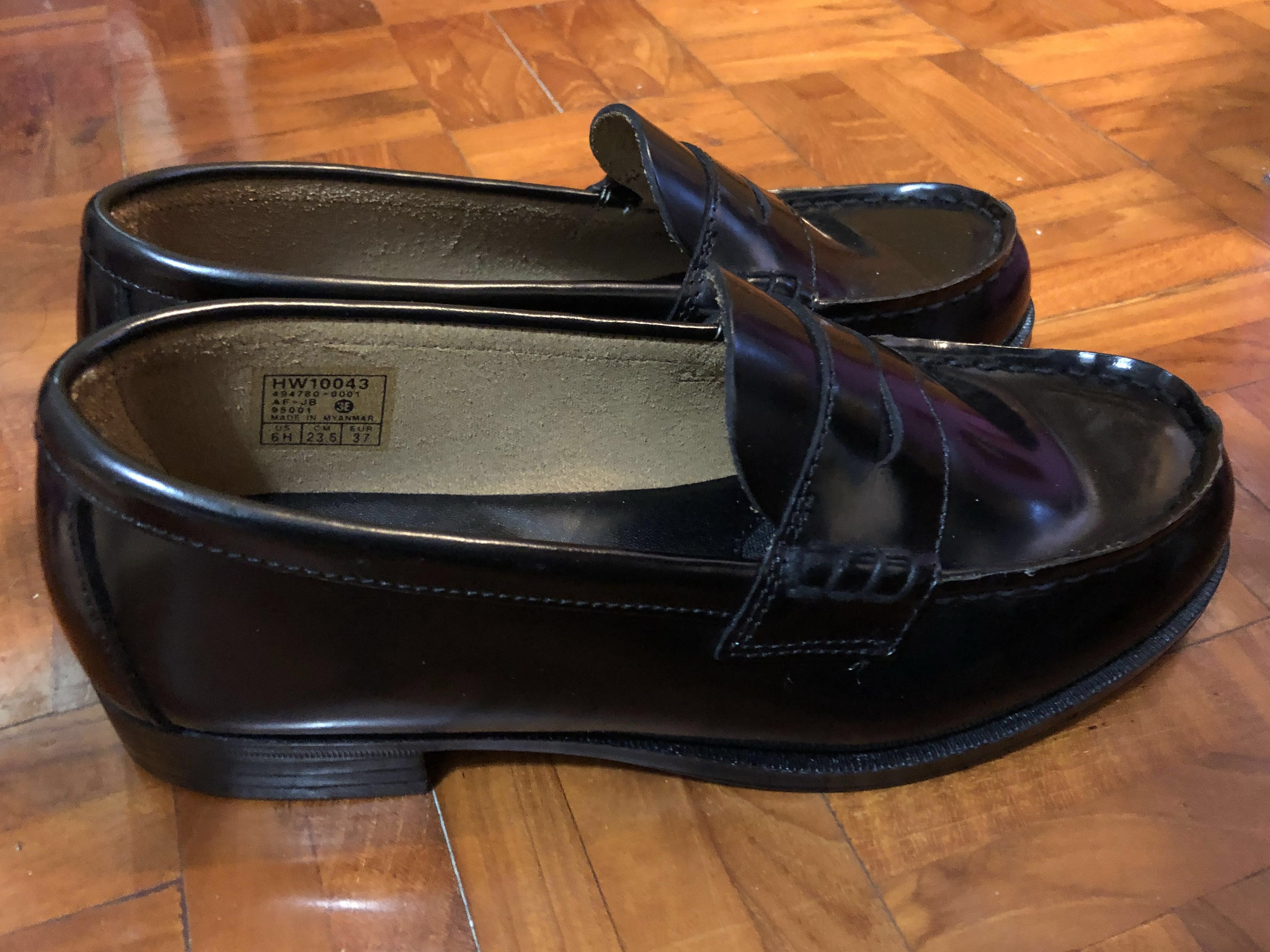 全新日本g.t.hawkins 真皮loafer皮鞋 學生鞋, 女裝, 鞋, Loafers - Carousell