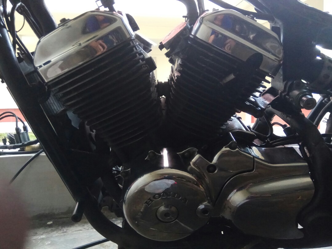 Honda Steed 400 V-twin engine ready for immediate swapping, Motorcycles ...