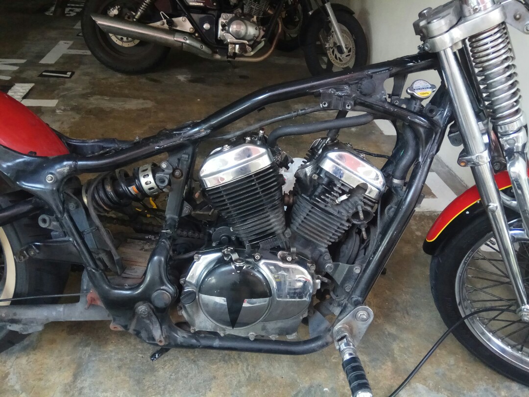 Honda Steed 400 V-twin engine ready for immediate swapping, Motorcycles ...