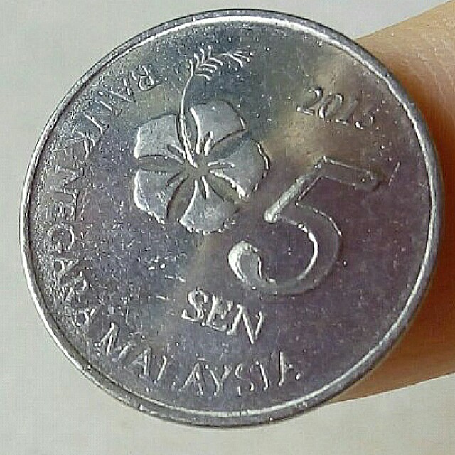Malaysia Extra Die 5 Sen 2015 free postage, Hobbies & Toys ...