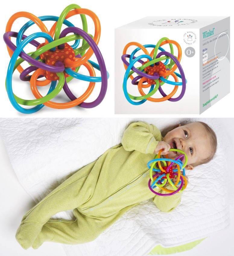 Manhattan Toy Winkel Rattle and Sensory Teether Activity , Babies ...