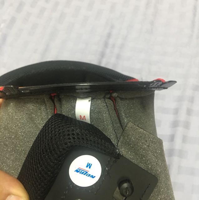 Nolan N104 Helmet liner and cheek padding., Motorcycles, Motorcycle ...