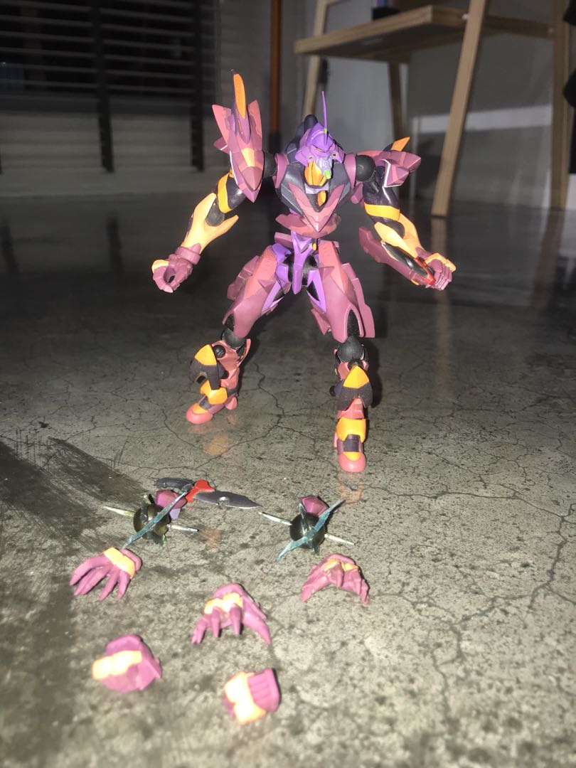 Revoltech Evangelion EVA-01 Type F Action Figure #028, Hobbies & Toys ...