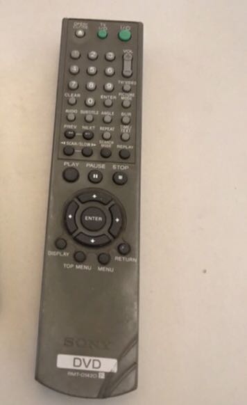 Sony DVD Player Remote Control Unit, TV & Home Appliances, TV ...