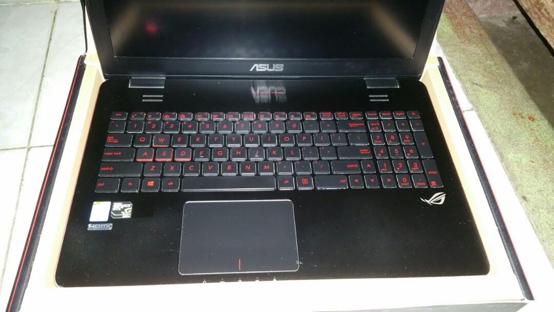 ASUS ROG G551JW gaming laptop core i7 4720HQ 16gb ram 1tb hdd 4gb vram ...