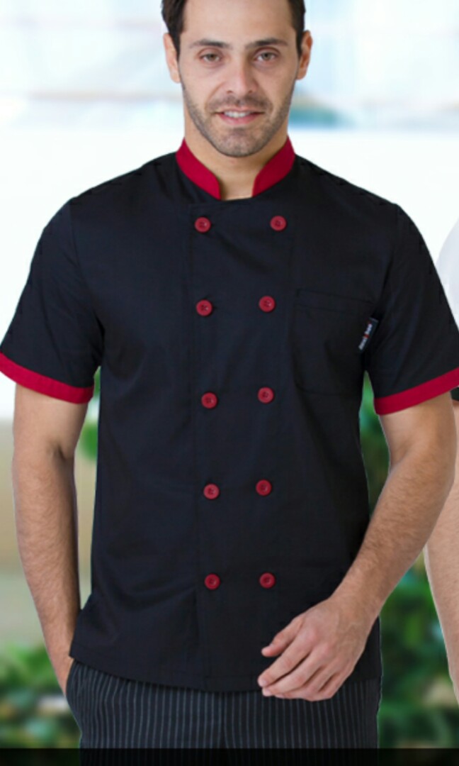 Chef Uniform, Men's Fashion, Tops & Sets, Formal Shirts on Carousell