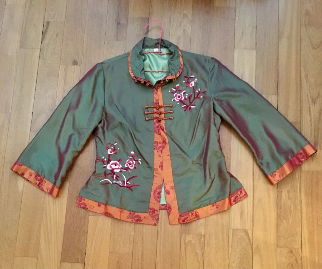 Chinese Traditional Costume Top, Women's Fashion, Tops, Blouses on ...